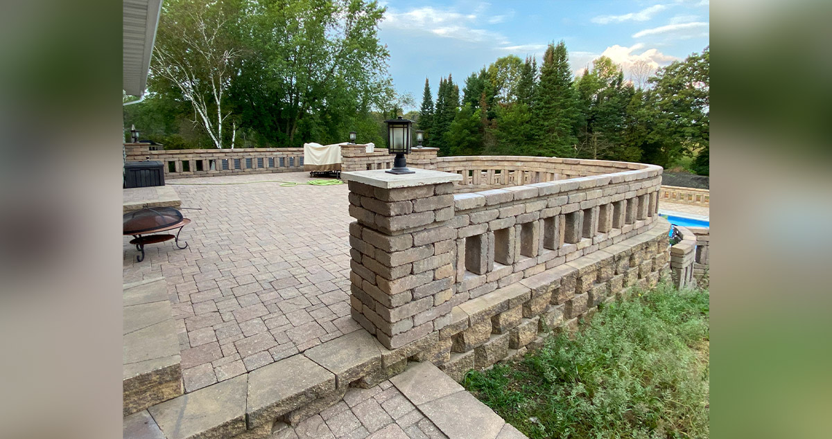 Multi-Level Patio & Pool - Project by Michele at Menards®