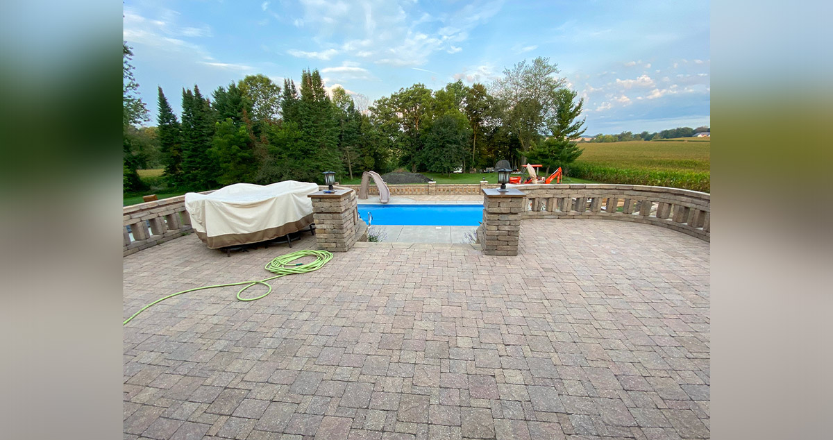 Multi-Level Patio & Pool - Project by Michele at Menards®