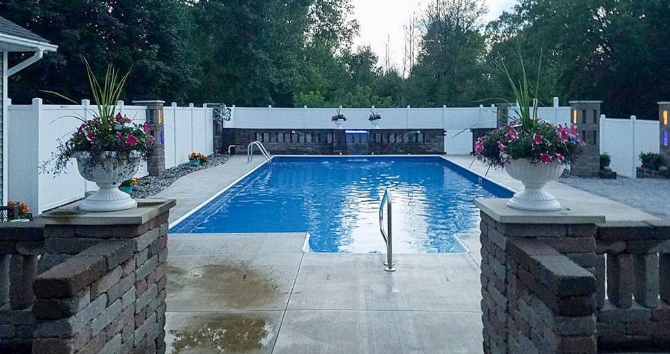 Backyard Patio Pool/Garden Area - Project by Darrin at Menards®
