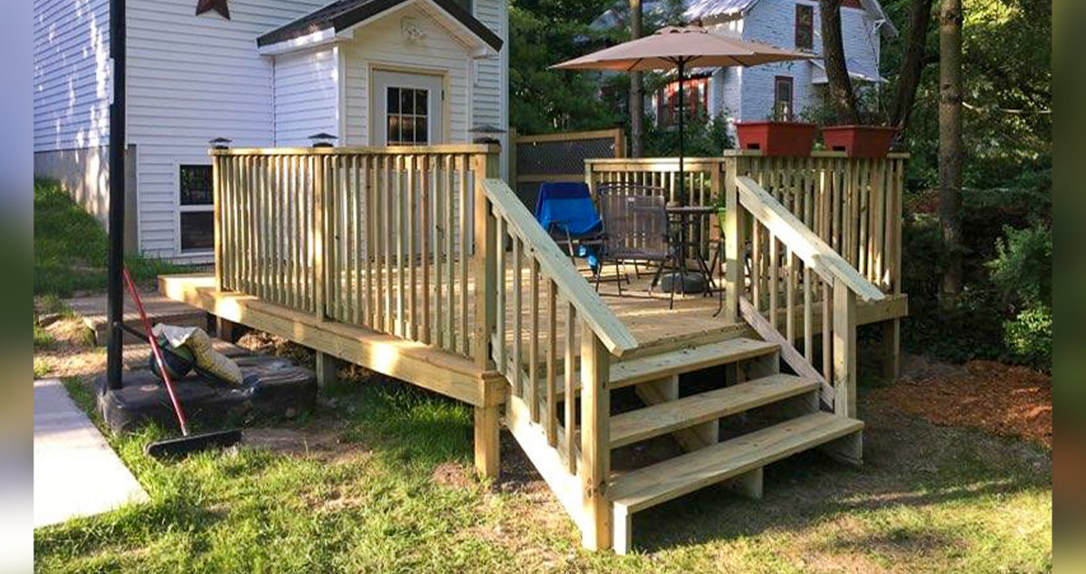 14 x 16 Deck - Project by Dennis at Menards®