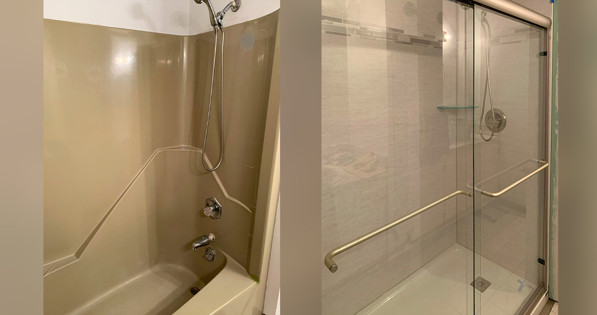 Bathroom Shower Upgrade - Project by Linda at Menards®