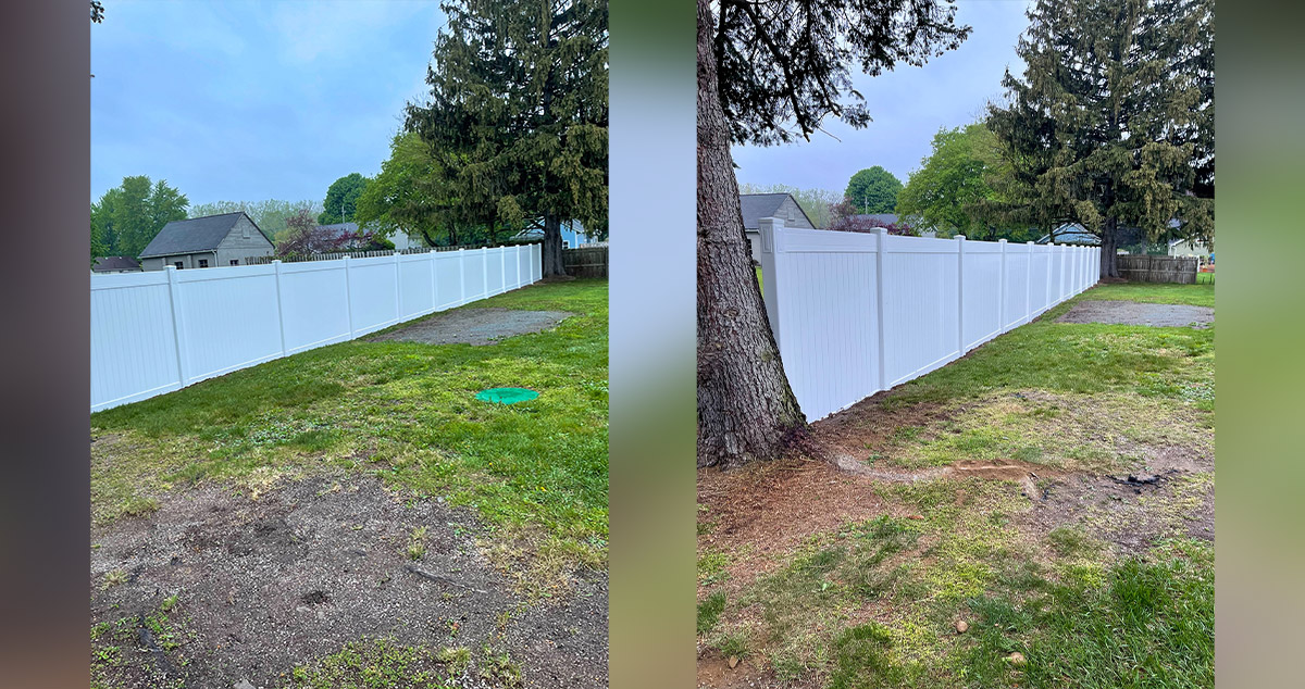 Backyard Privacy Fencing Project by Sidney at Menards
