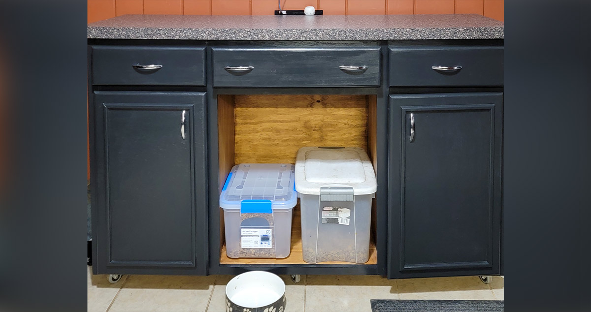 Movable Kitchen Island - Project by Jeannie at Menards®