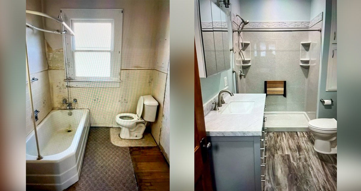 New Bathroom Updates - Project by Janet at Menards®