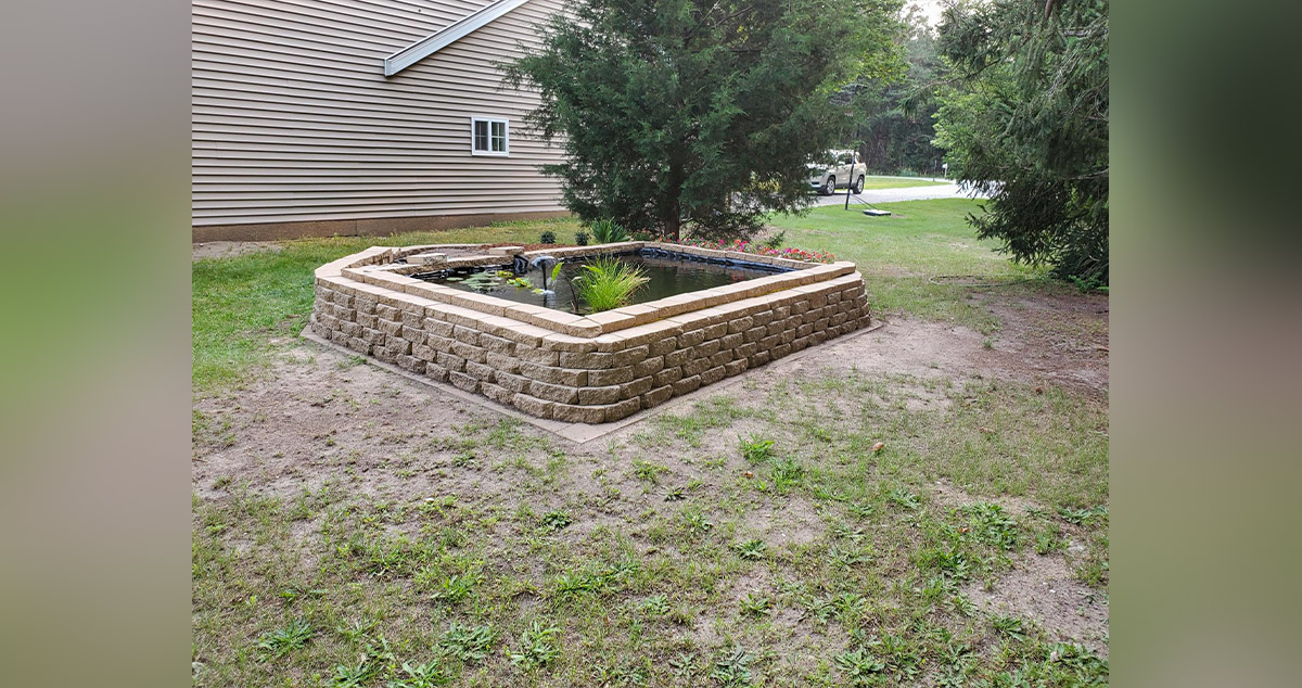 Backyard Fish Pond - Project by Joe at Menards®