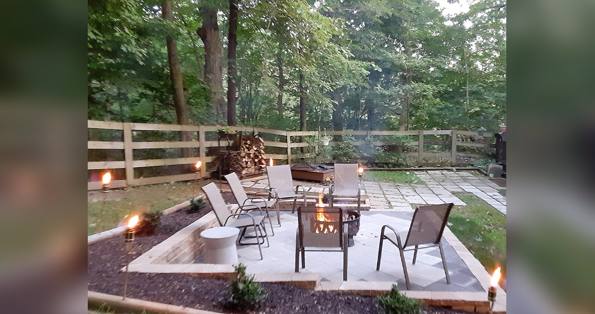 Campfire Patio - Project by John at Menards®