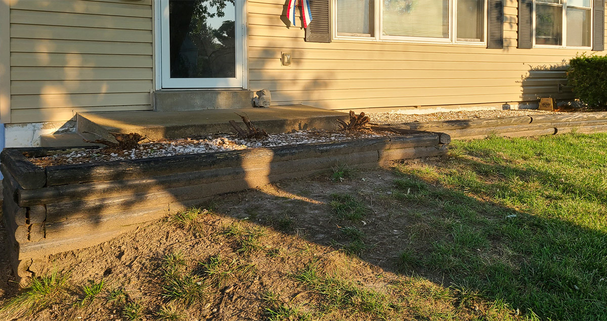 From Timbers to Block - Project by Loren at Menards®