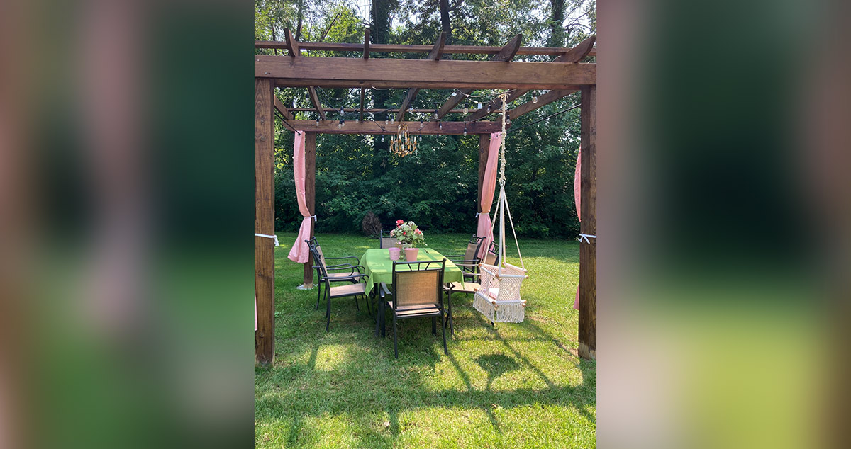 Beautiful Backyard Pergola - Project by Karla at Menards®