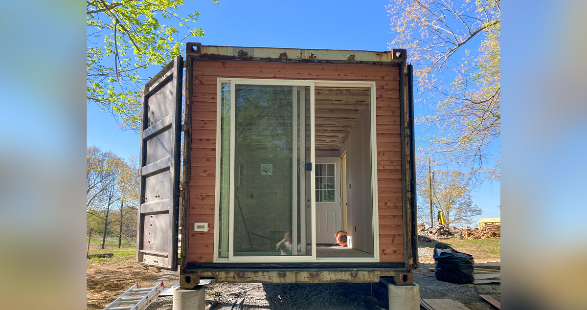 Shipping Container Tiny Home - Project by Josh at Menards®