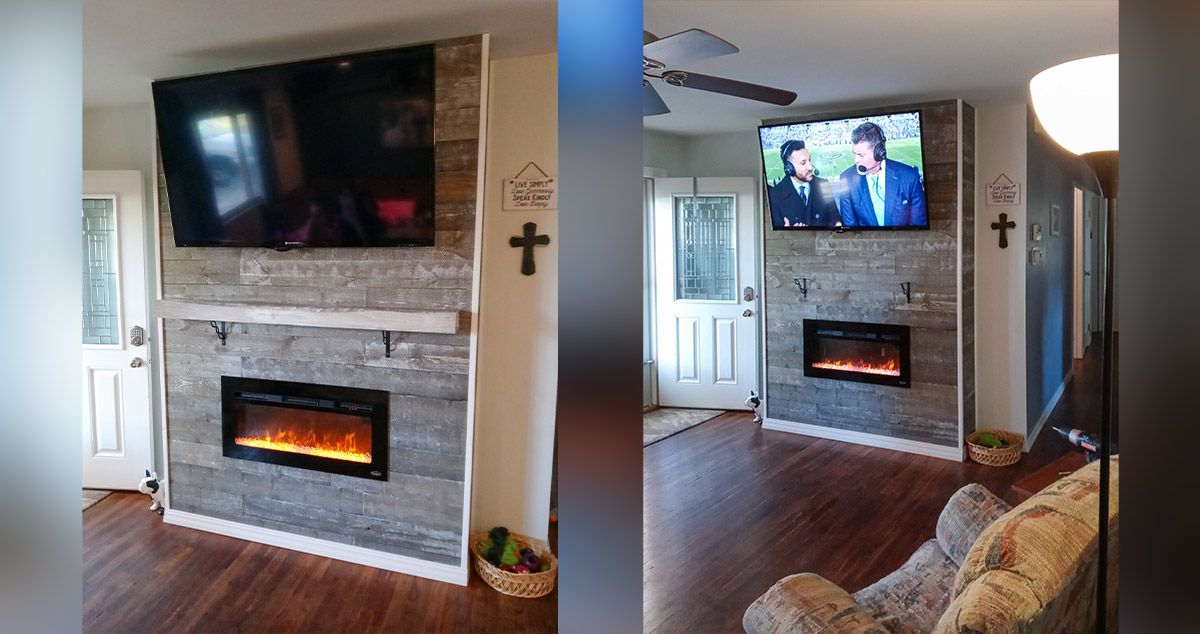 My New Fireplace - Project by Tyler at Menards®