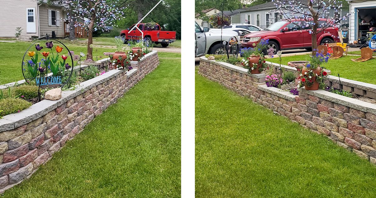 Front Yard Memorial Flower Bed - Project by Beth at Menards®