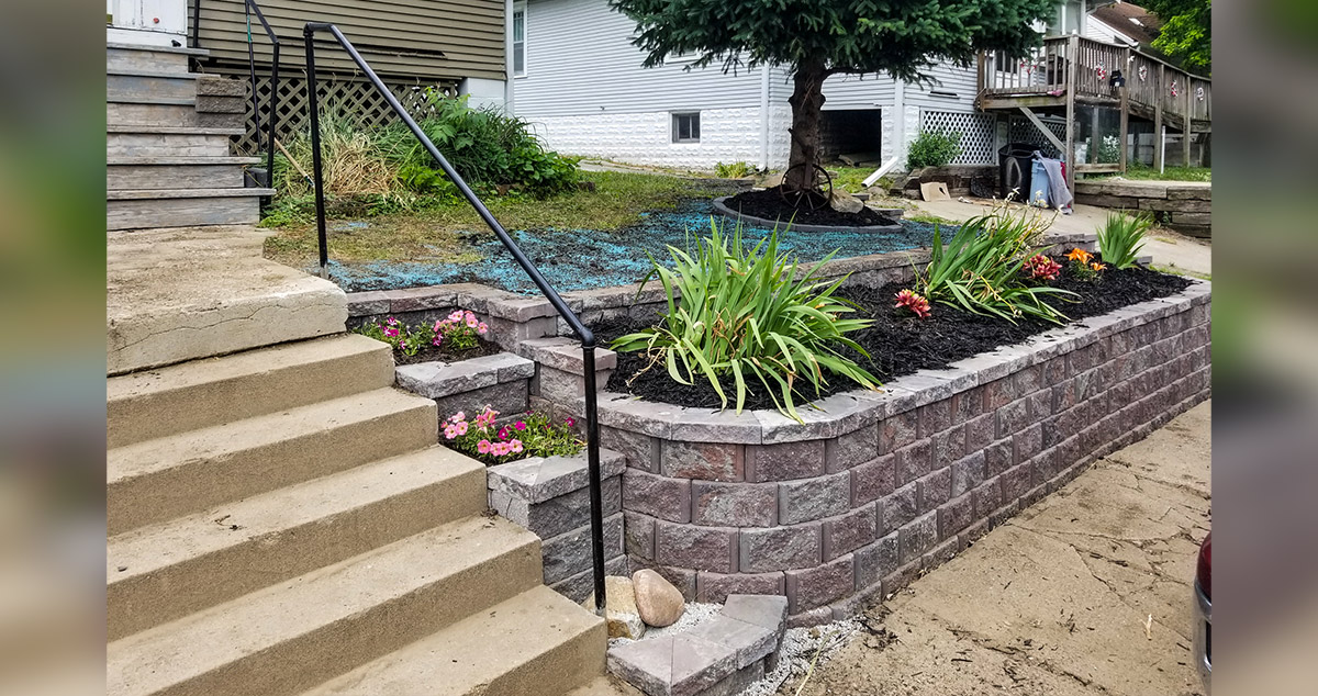 Replacement Retaining Wall - Project by Frantzlee at Menards®