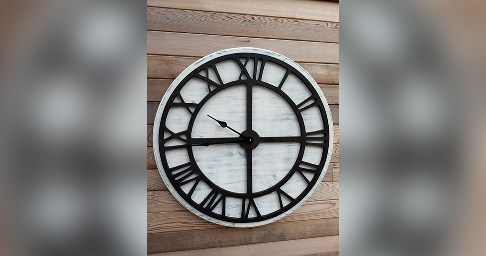 Farmhouse-Style Wall Clock - Project by Nick at Menards®