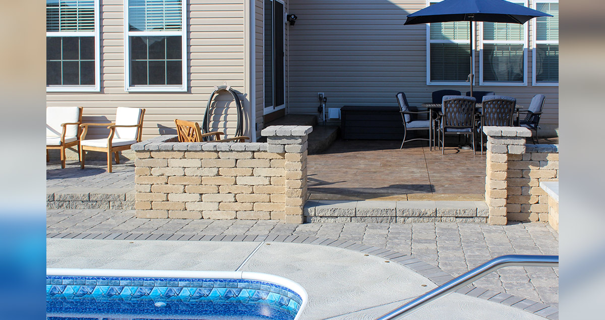 Backyard Pool & Grill Area - Project by David at Menards®