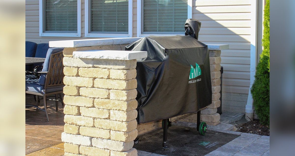 Backyard Pool & Grill Area - Project by David at Menards®