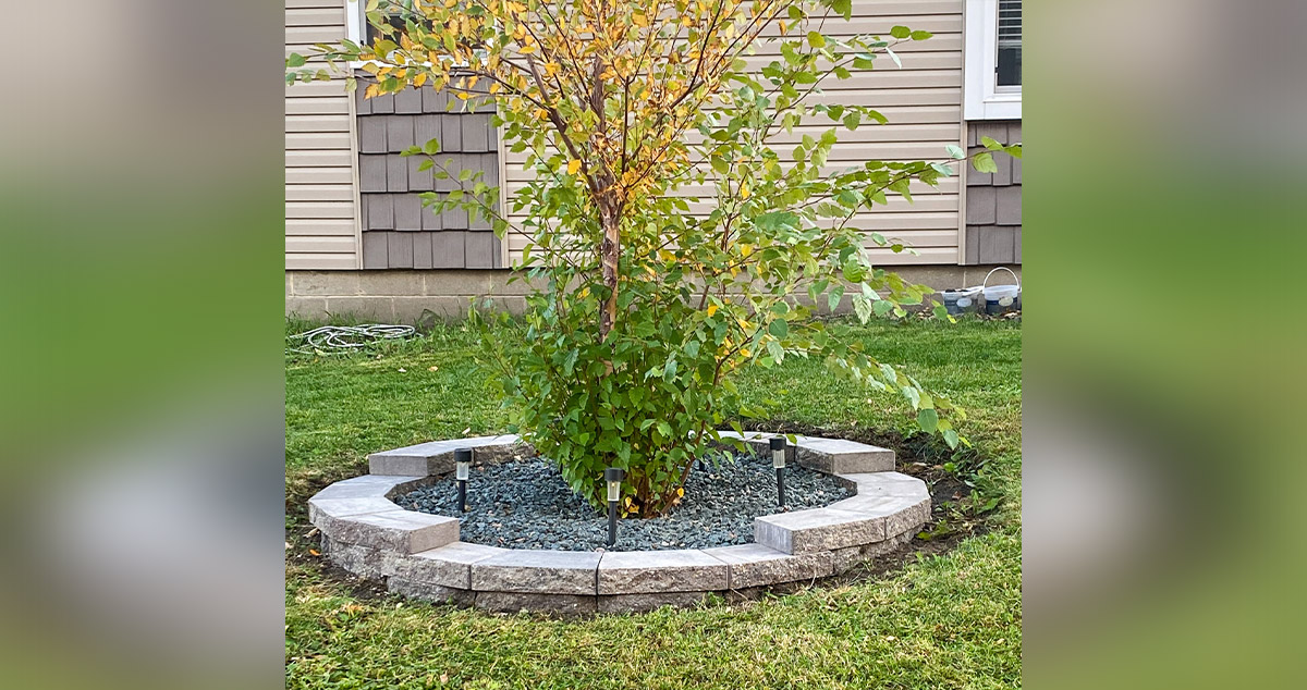 Front Yard Tree Ring - Project by Julie at Menards®