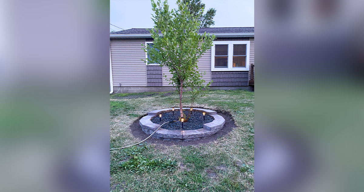 Front Yard Tree Ring - Project by Julie at Menards®