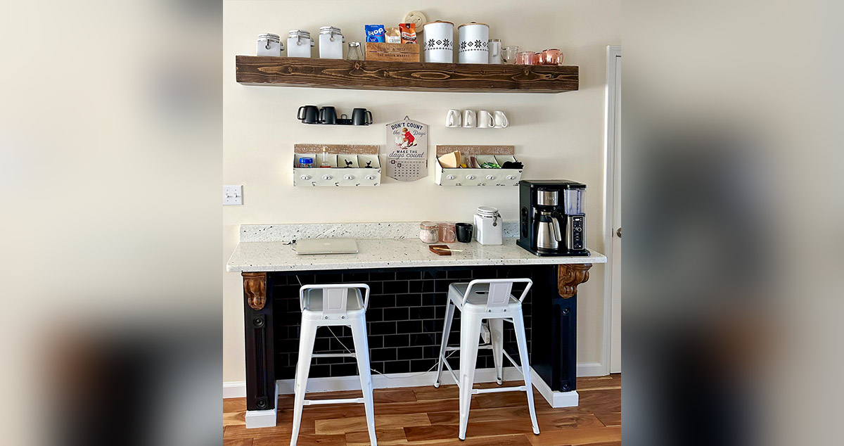 Coffee & Computer Bar - Project by Jennie at Menards®