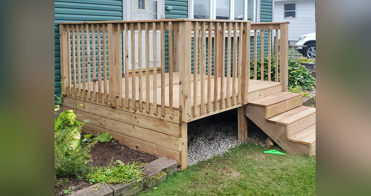 Father & Son's First Porch - Project by Daniel at Menards®