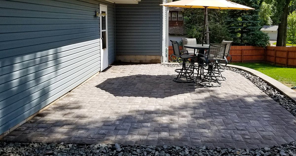 Charcoal Gray Patio - Project by Emily at Menards®