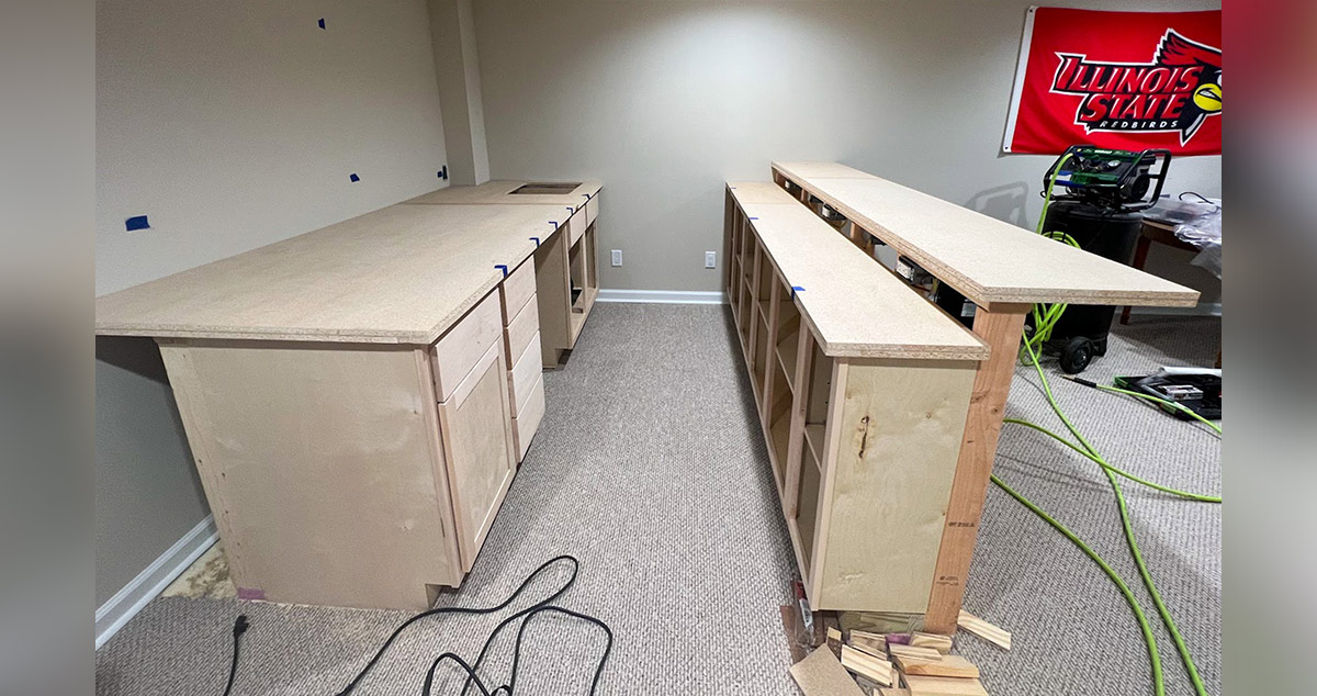 The Basement Bar - Project by Devin at Menards®