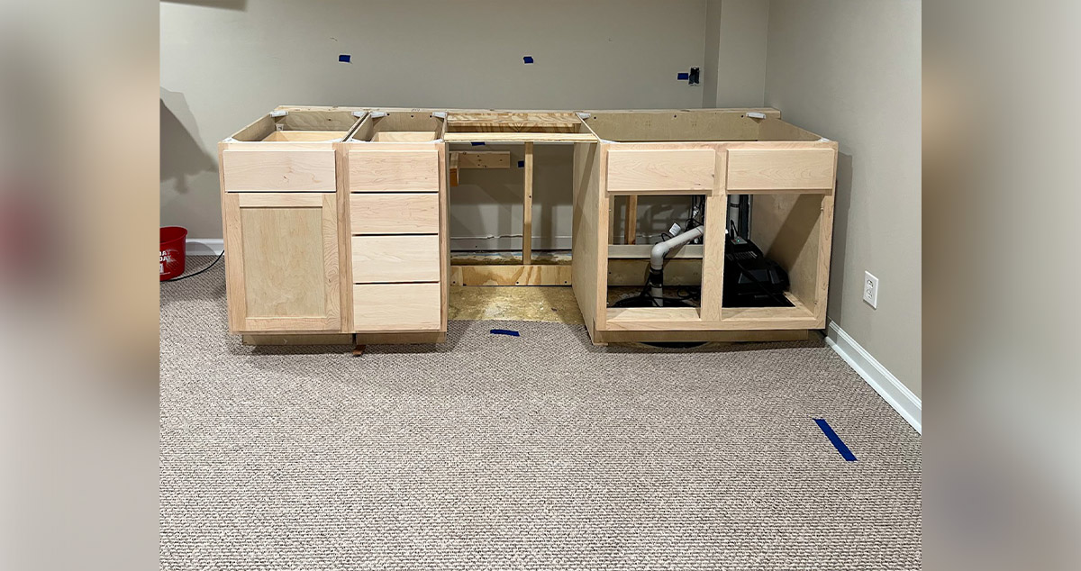 The Basement Bar - Project by Devin at Menards®