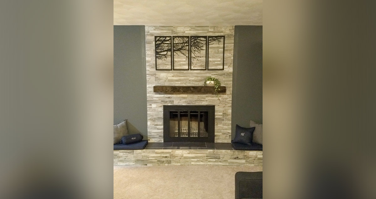 Fireplace Room Reno - Project by Peter at Menards®