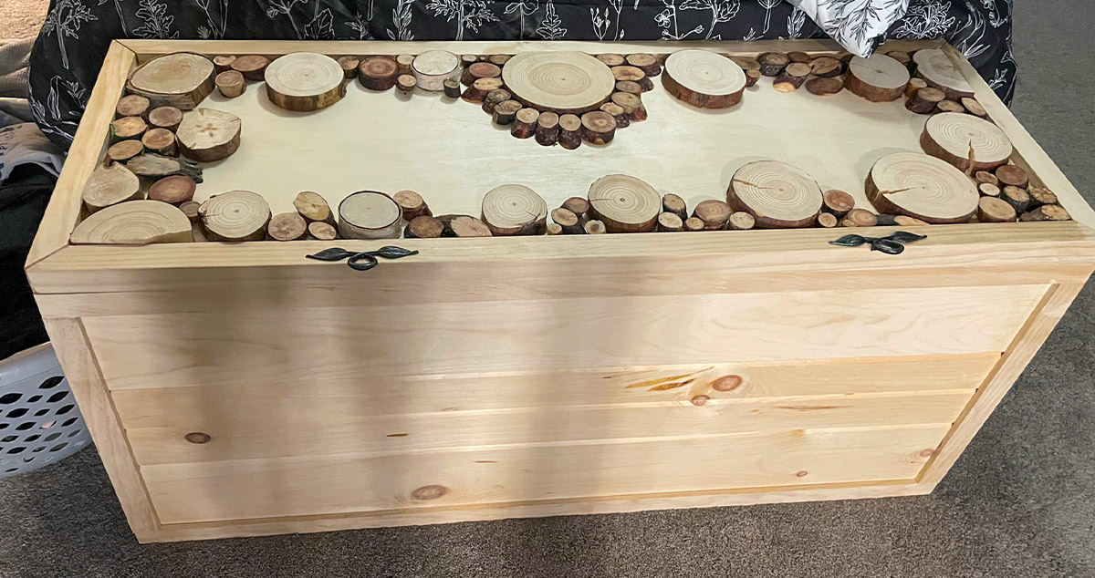 Pine Hope Chest - Project by Brandon at Menards®