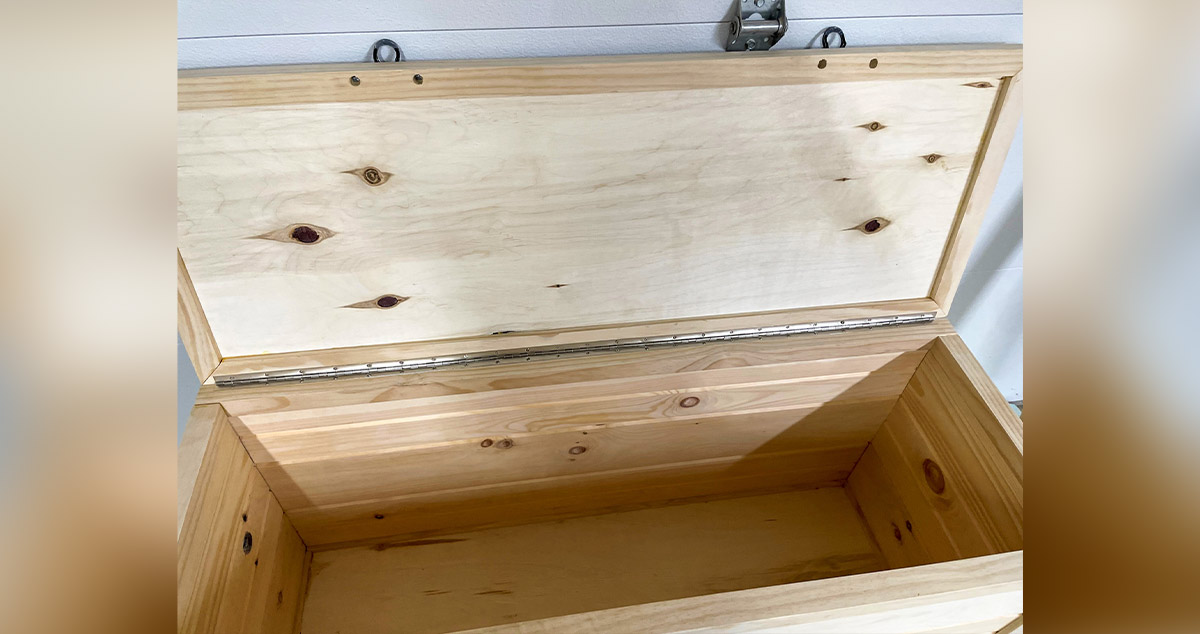 Pine Hope Chest - Project by Brandon at Menards®