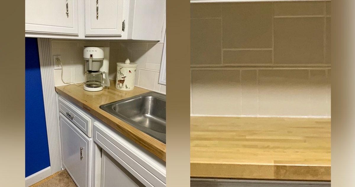Backsplash & Countertop - Project by Michelle at Menards®