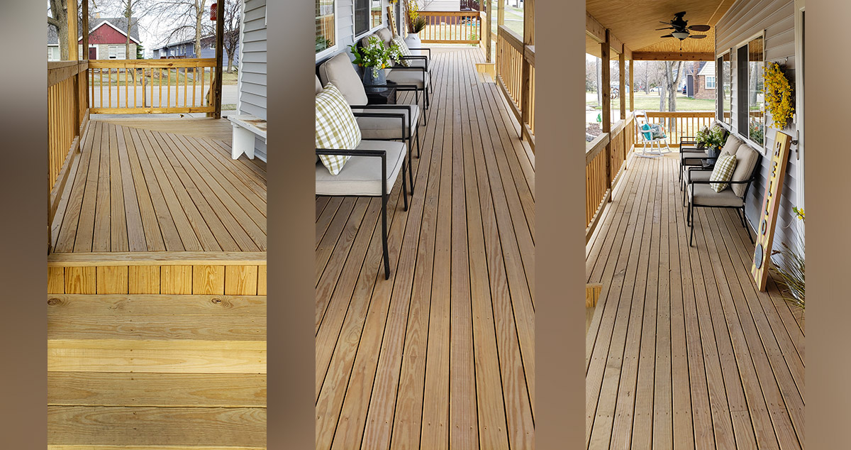 Wraparound Covered Front Porch - Project by Benjamin at Menards®