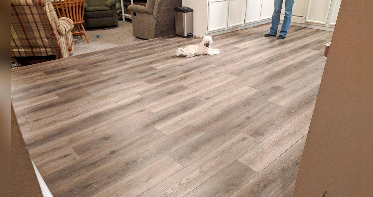 Kitchen & Entry Flooring - Project by Michael at Menards®