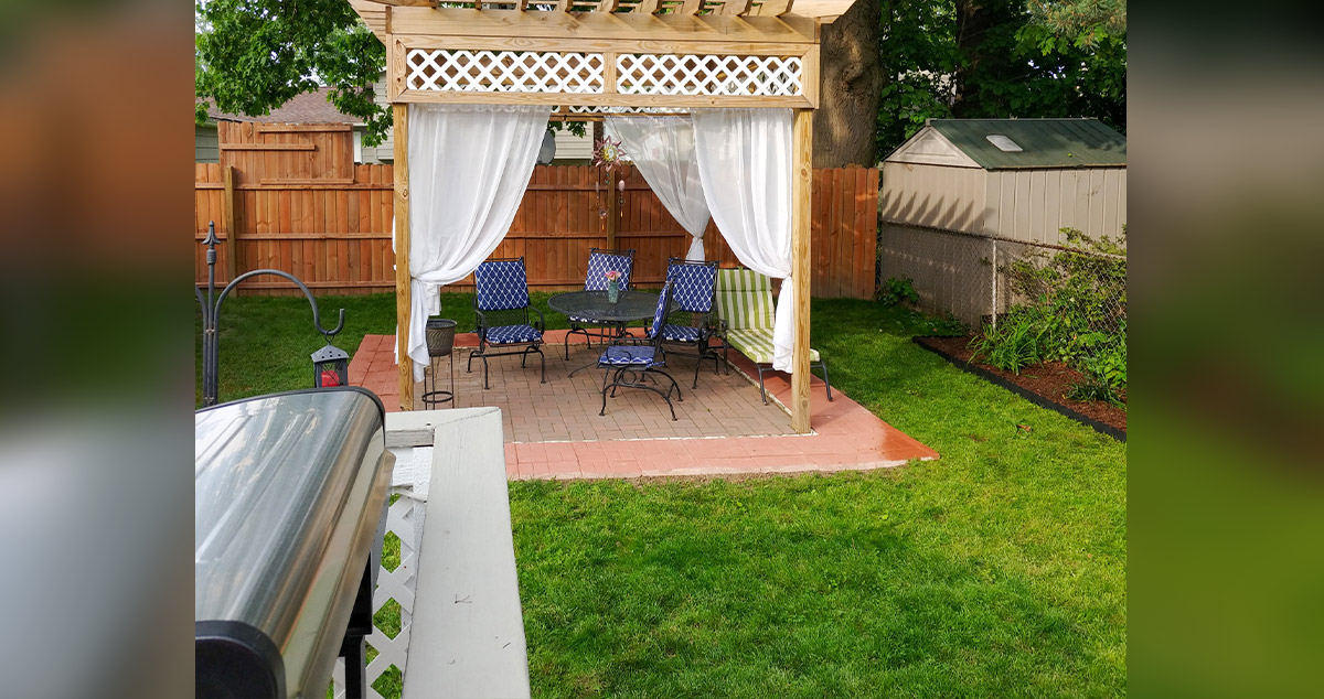 Custom Pergola - Project by Wendi at Menards®
