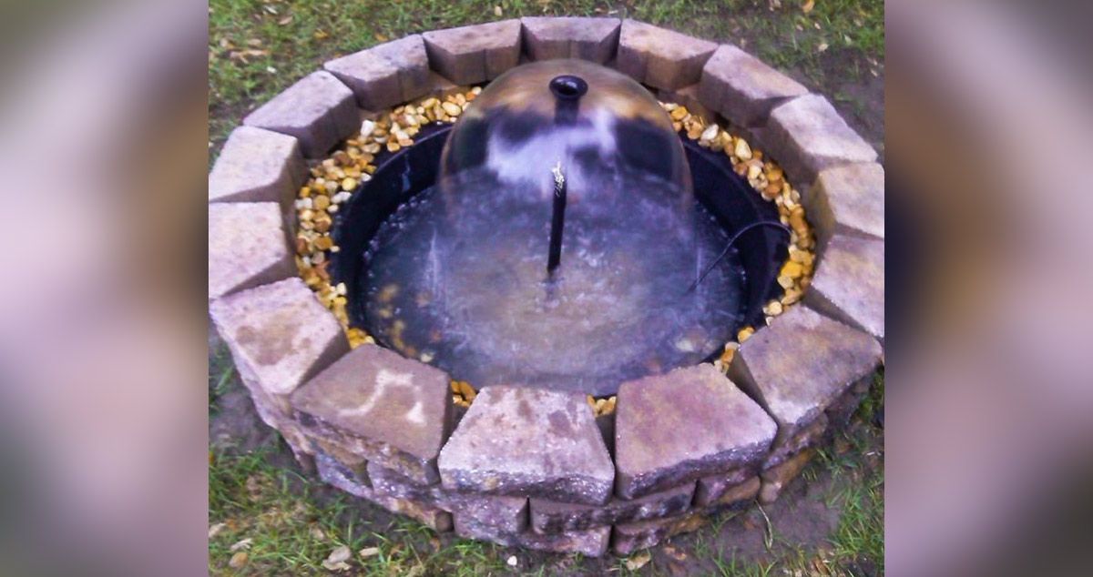 Pond with Concrete Blocks - Project by Stephen at Menards®