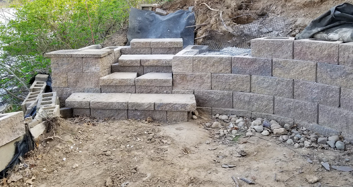 Waterfront Retaining Wall - Project by Marty at Menards®
