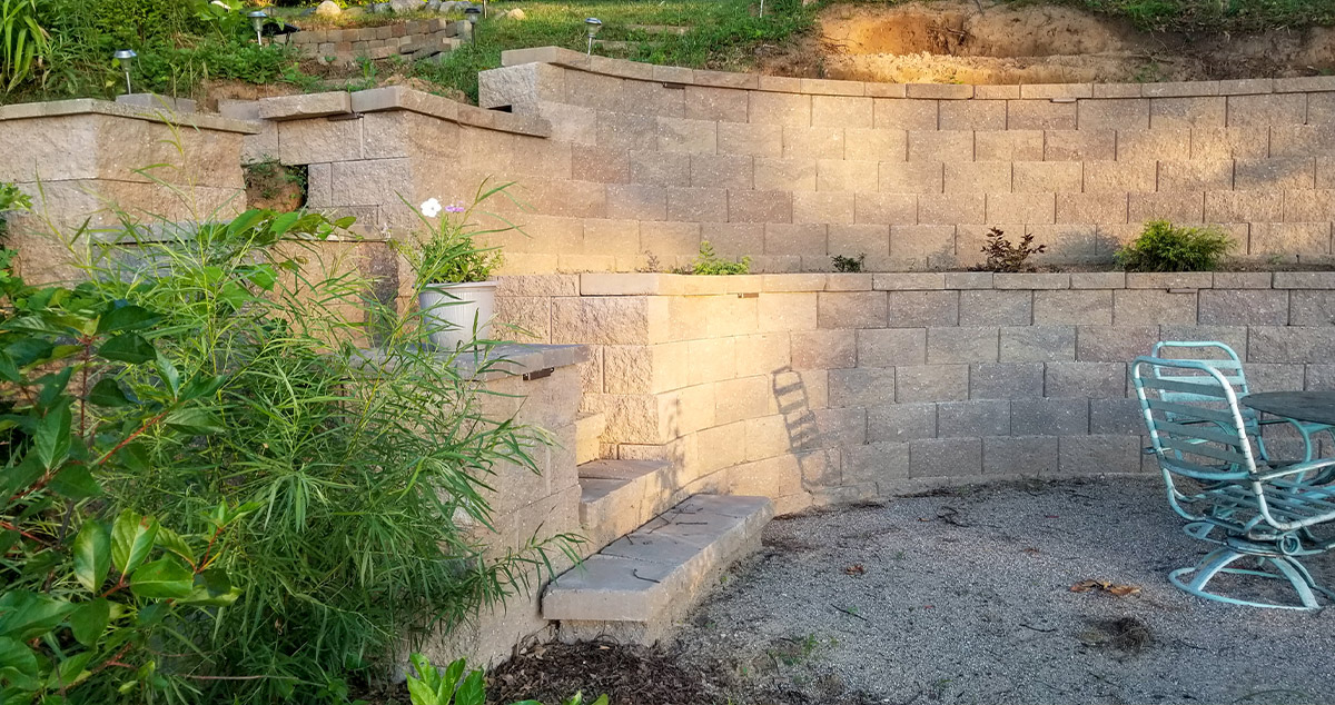 Waterfront Retaining Wall - Project by Marty at Menards®
