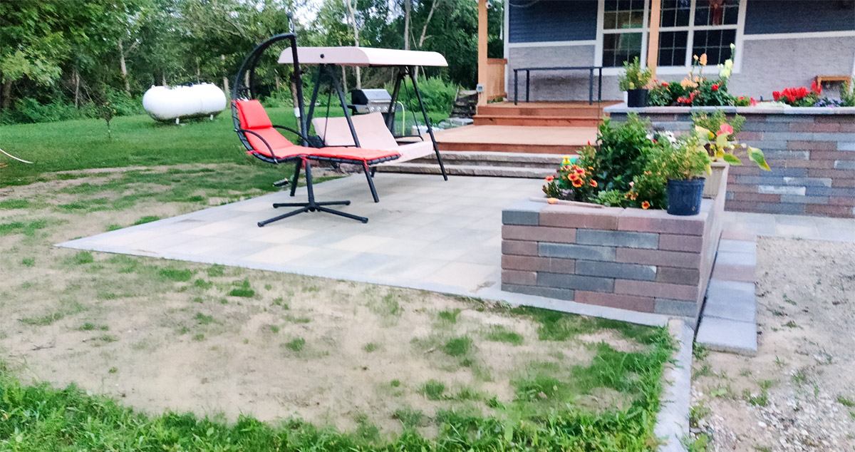 Block Patio & Raised Beds - Project by Justin at Menards®