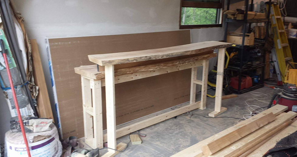 Rustic Basement Bar - Project by Jim at Menards®