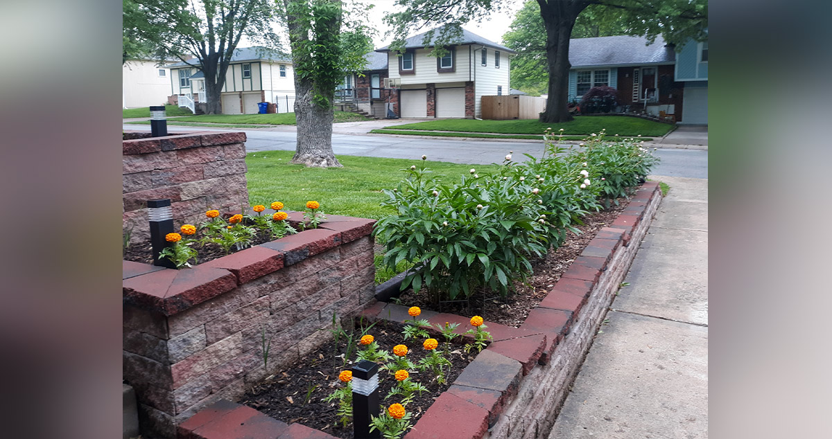 Planter Retaining Wall - Project by Tom at Menards®