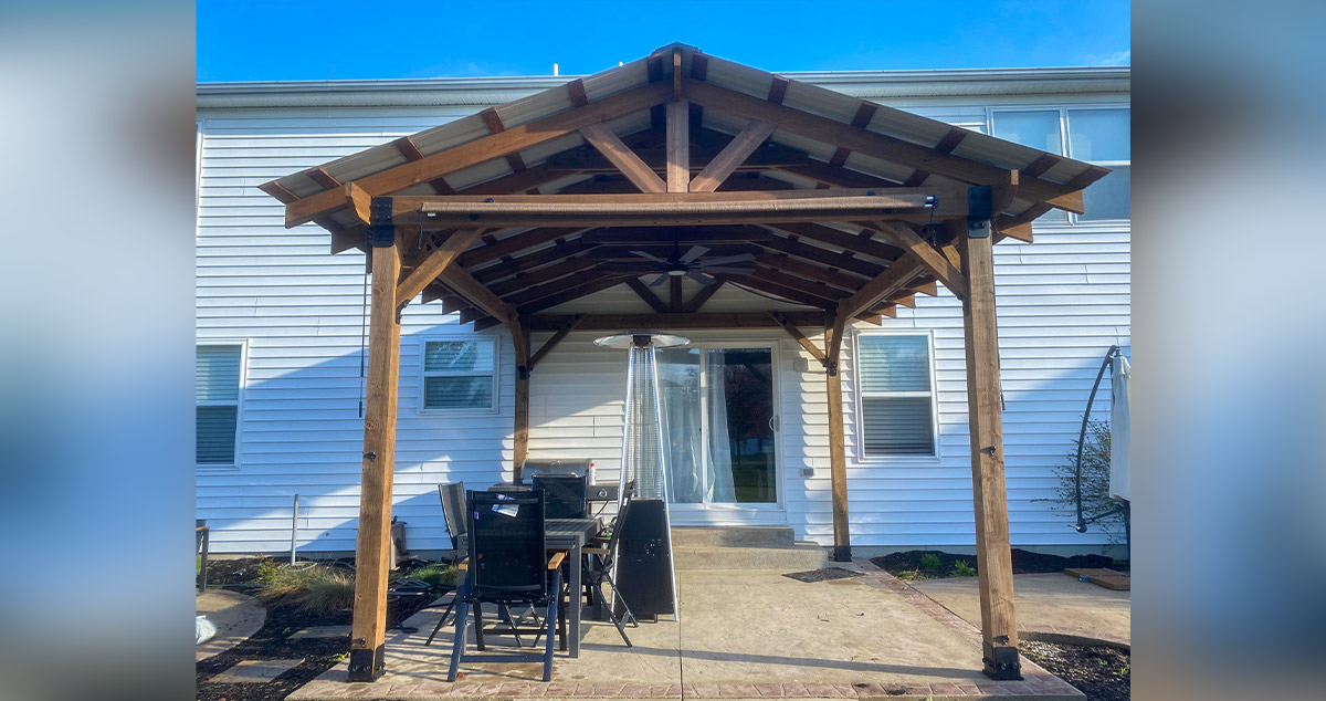 Backyard Pavilion - Project by Benjamin at Menards®