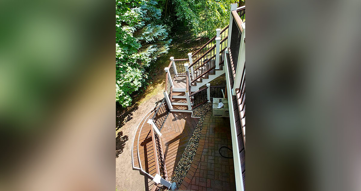 Round Composite Deck - Project by Michael at Menards®