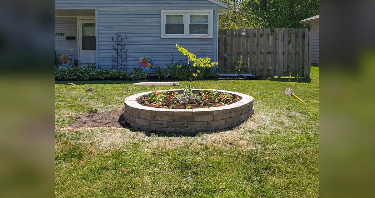 Tree Ring Retaining Wall Retaining Walls – New Leaf Landscaping