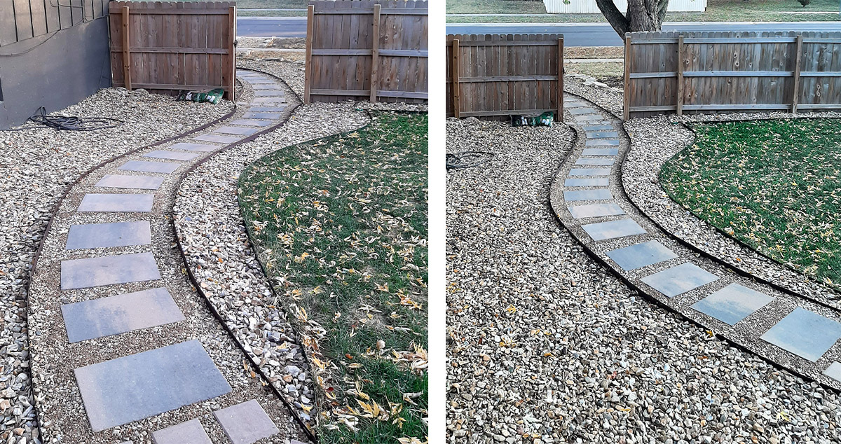 Retaining Wall & Paver Path - Project by John at Menards®