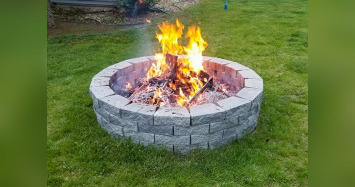 Simple Block Fire Pit - Project by Joseph at Menards®