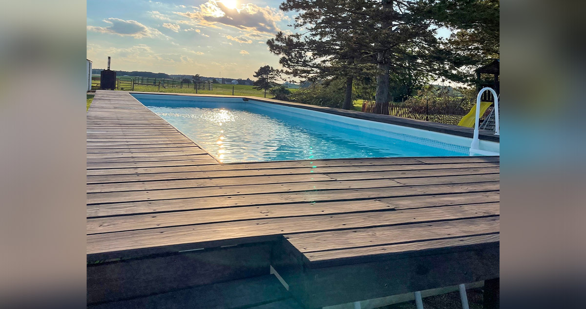 Pool Deck Railing - Project by Kelly at Menards®