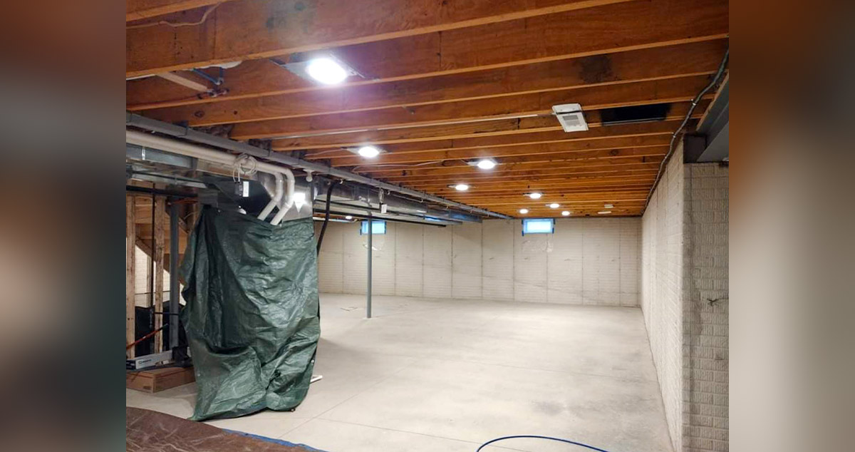 Unique Basement Finish - Project by Trent at Menards®