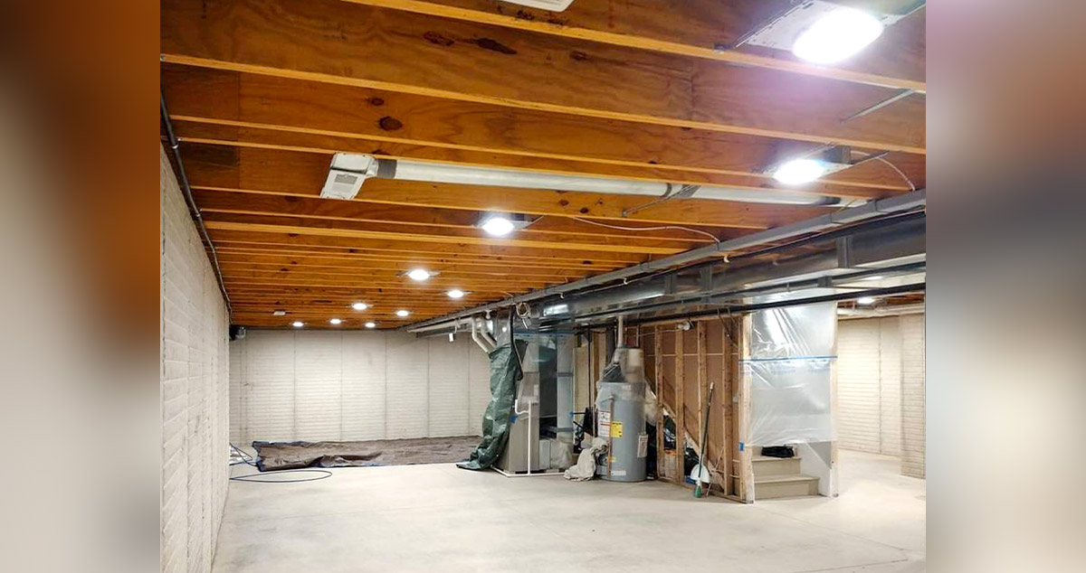 Unique Basement Finish - Project by Trent at Menards®