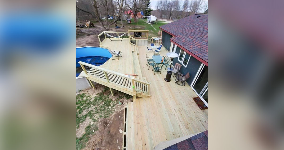 Our Massive Deck - Project by Joshua at Menards®