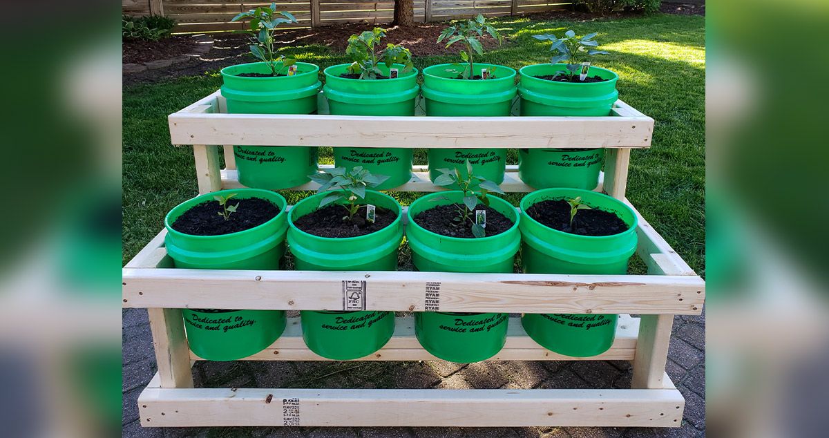 Bucket Garden - Project by Laura at Menards®