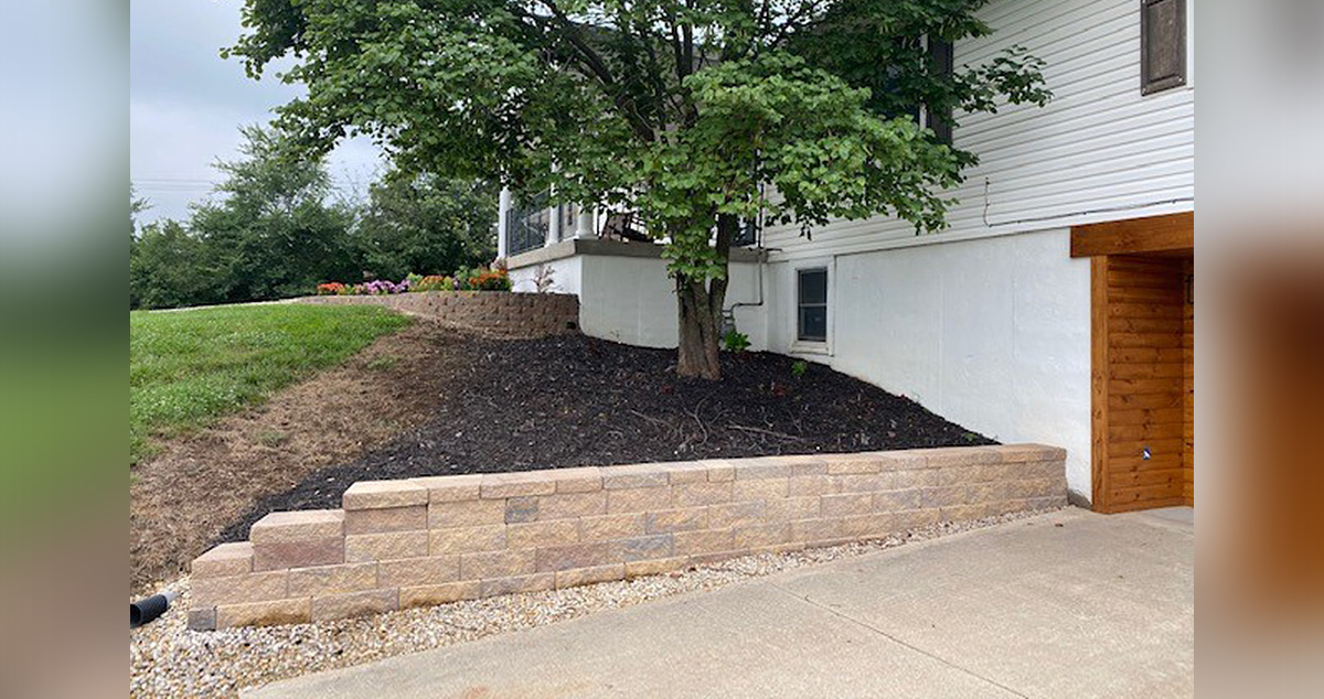 Lower Garage Retaining Wall - Project by Josh at Menards®